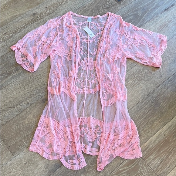 Francesca's Collections | Swim | New Francescas Bright Baby Pink Cover ...